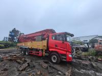 China Concrete Pump Vibrating Amplitude 2.6mm Heavy Equipment 49m Boom Pump Truck Mounted Pump for sale