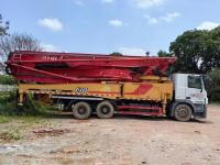 China 2.6mm Vibrating Amplitude Semi-Dry Shotcrete Concrete Pump Truck for Batching Plant for sale