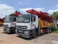 China Used Concrete Pump 52m Boom Truck Mounted Pump for Construction Machine Mercedes Benz for sale