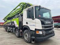 China 2020 Zoomlion 56m Green Concrete Pump Truck Construction Machine Truck Mounted Pump for sale