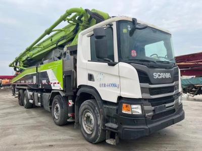 China 2020 Zoomlion 56m Green Concrete Pump Truck Construction Machine Truck Mounted Pump for sale