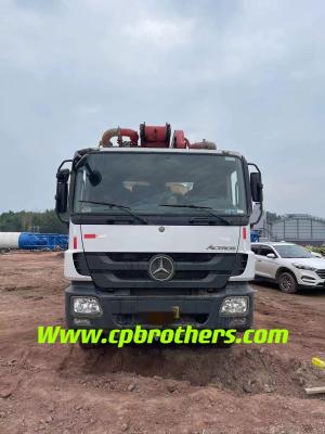 China 56m Truck Mounted Pump Mercedes Benz Machine Equipment 2013 Putzmeister Concrete Boom Pump for sale