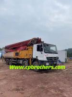 China Used Concrete Pump Truck 2013 Putzmeister Concrete Boom Pump 56m for Building Projects for sale