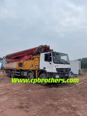 China Used Concrete Pump Truck 2013 Putzmeister Concrete Boom Pump 56m for Building Projects for sale