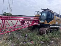 China Mini Crawler Crane 60 Tons with 100t Rated Loading Capacity Yellow Color Send Inquiry for sale