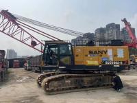 China Yellow and Red SCC600A-6 Crawler Crane 60 Tons for Your Construction for sale