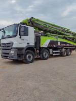 China Used Cylinder Type Mercedes Benz Zoomlion 56m Construction Machinery Concrete Pump Truck for sale