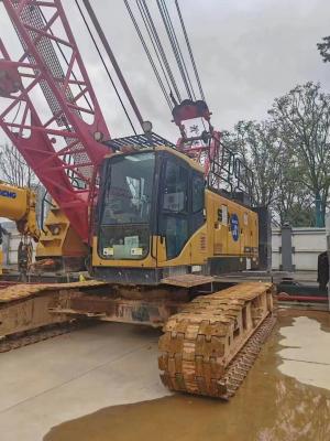 China 55 Ton Used Large Crawler Crane Yellow Reliable Operation For All Pavement for sale