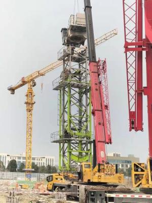 China 2021 Zoomlion WA7025-10E Used Tower Crane 60m Height 10T Capacity with GS Certification for sale