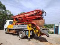 China Concrete Pump 25m Boom Pump Mercedes Benz Used Truck for Vibrating Amplitude 2.6mm for sale