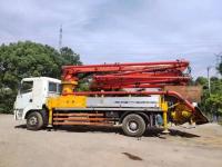 China 2014 Sy 25m Concrete Boom Pump Machine Equipment Used Concrete Pump Truck in Red for sale