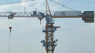 China Maximum Lifting Weight 10t Used Tower Crane in Perfect Condition with Good Mc120 6t for sale
