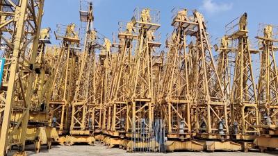 China Zoomlion Used Tower Crane with Maximum Lifting Weight 10t and ISO9001 Certification for sale