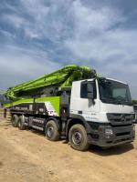 China 2019 Zoomlion 56m Concrete Pump Truck on Mercedes-Benz Chassis with 1400mm Feeding Height for sale
