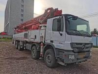 China 2012 Putzmeister Used Concrete Pump Truck 56m Truck Mounted Pump Mercedes Benz Machine for sale