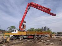 China Semi-Dry Shotcrete 56m Concrete Boom Pump Machine Equipment Used Concrete Pump Truck for sale