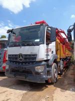 China 60m Concrete Boom Pump Truck with High Productivity and Hydraulic Machining Process for sale