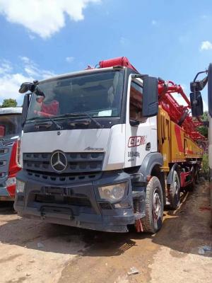 China 60m Concrete Boom Pump Truck with High Productivity and Hydraulic Machining Process for sale