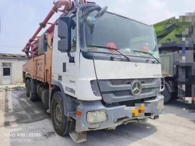 China Used Mercedes Benz Truck Mounted Pump Heavy Equipment 2014 Sy 49m Concrete Pump Truck for sale
