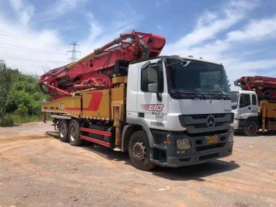 China 49m Concrete Pump Truck Pump Mixer Plant on Mercedes-Benz Chassis Cylinder Structure for sale