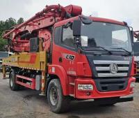 China Vibrating Amplitude 2.6mm 2021 Sy 39m Concrete Mixer Truck Pump 95% Near Condition for sale