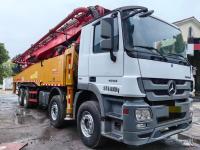 China 2019 sy 56m concrete pump on Benz chassis with Semi-Dry Shotcrete Type competitive for sale