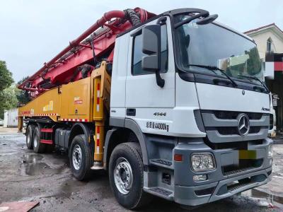 China 2019 sy 56m concrete pump on Benz chassis with Semi-Dry Shotcrete Type competitive for sale