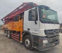 China Perfect Orange 2013 47m Concrete Boom Pump Truck with and Hydraulic Machining Process for sale