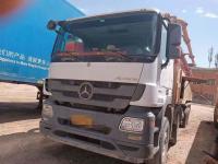 China 52m Concrete Pump Truck Mercedes Benz Truck Mounted Pump with Semi-Dry Shotcrete Type for sale