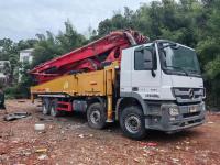 China 95% Near Condition 2020 56m Truck Pump Concrete Pump Batching Plant 14150*2500*3950 for sale