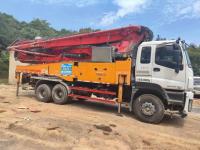 China Used Concrete Pump Truck with 47m Semi-Dry Shotcrete and Hydraulic Machining Process for sale