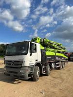 China 52m Concrete Boom Pump Heavy Equipment with 44000kgs Capacity on Mercedes Benz Chassis for sale