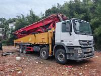 China 2020 Truck Mounted Pump 56m Concrete Boom Pump Concrete Pump Truck with Cylinder Type for sale
