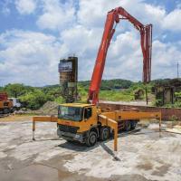 China Ready Mix Putzmeister 46m Concrete Pump with Cylinder Type Structure in Perfect Condition for sale