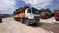 China Used Putzmeister 53m Concrete Pump Truck with 6 Section Boom in Perfect Condition for sale