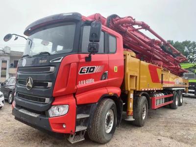 China Affordable 60m Concrete Pump with High Productivity and Orange Color for sale
