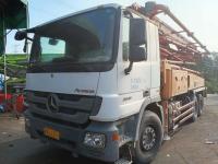 China Semi-Dry Shotcrete Type 38m Concrete Boom Pump Truck for Heavy Equipment Construction for sale