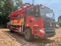 China 39m Used Concrete Pump Truck Concrete Mixer Machine Heavy Equipment Truck Mounted Pump for sale