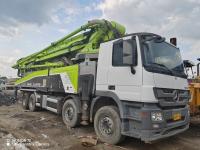 China 2019 ZOOMLION 63m Concrete Pump on Mercedes Benz Chassis for Sale for sale