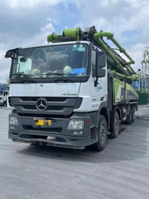 China Green 56m Zoomlion Concrete Boom Pump for Used Mercedes Benz Concrete Pump Truck for sale