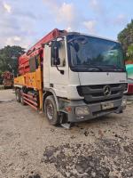 China 2014 Used Concrete Pump Truck 38m Concrete Boom Pump Machine Equipment with Spare Parts for sale