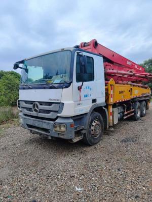 China Construction Machine 37m Concrete Boom Pump with Used Concrete Pump Truck and Mixer for sale