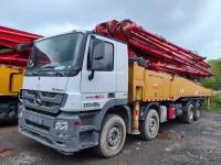 China 56m Concrete Pump Mixer on Mercedes-Benz Truck with Cylinder Type Structure 2019 for sale