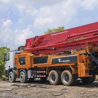 China 2011 Putzmeister 42m Truck Pump Boom Pump Concrete Pump on Mercedes-Benz Truck for sale