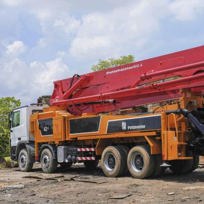 China 2011 Putzmeister 42m Truck Pump Boom Pump Concrete Pump on Mercedes-Benz Truck for sale
