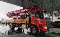 China Used Semi-Dry Shotcrete Type Truck Mounted Concrete Boom Pump for Heavy Equipment for sale
