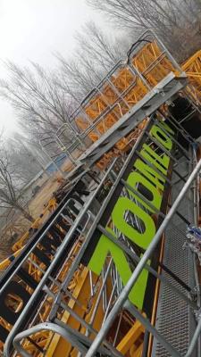 China Zoomlion 7015-10E Tower Crane 70m Jib 10t Capacity Used Construction Equipment 2022 Model for sale