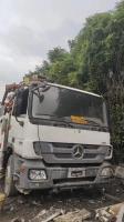 China Good Condition 2013 Orange Zoomlion 43m Concrete Pump Benz Truck Feeding Height 1400mm for sale
