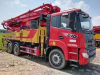 China Used 2021 43m Concrete Pump Truck Perfect Original Condition Stable Pumping Work for sale