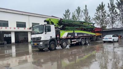 China Orange Vibrating Amplitude 2.6mm 53m Mercedes-Benz Concrete Pump by Zoomlion in 2019 for sale